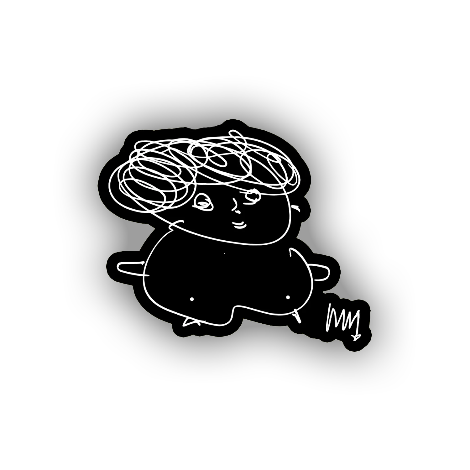 Self Drawing Magnet (Black) – Miriam Margolyes